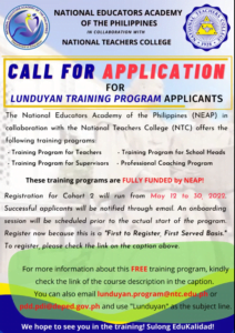 NTC is offering NEAP SCHOLARSHIPS