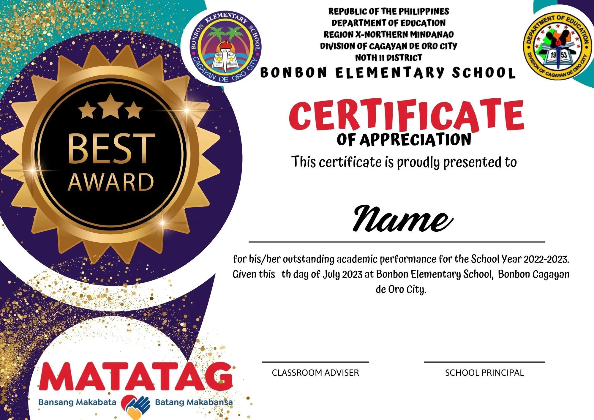 Recognition Day Deped 2025 Donny Shoshana