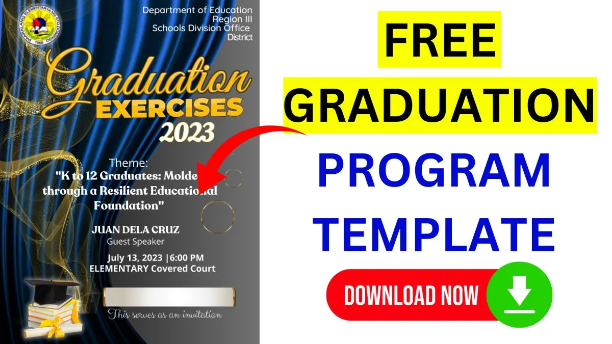 Graduation Program Template Download Here 