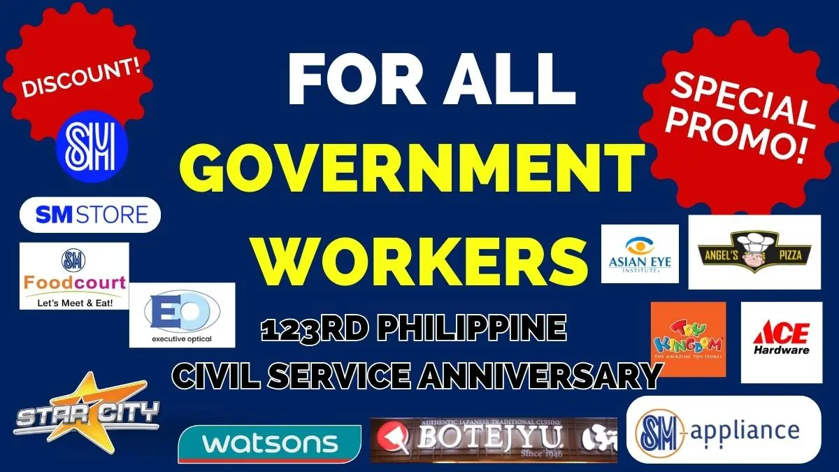 Special Promo and Discount for all Government Workers this September