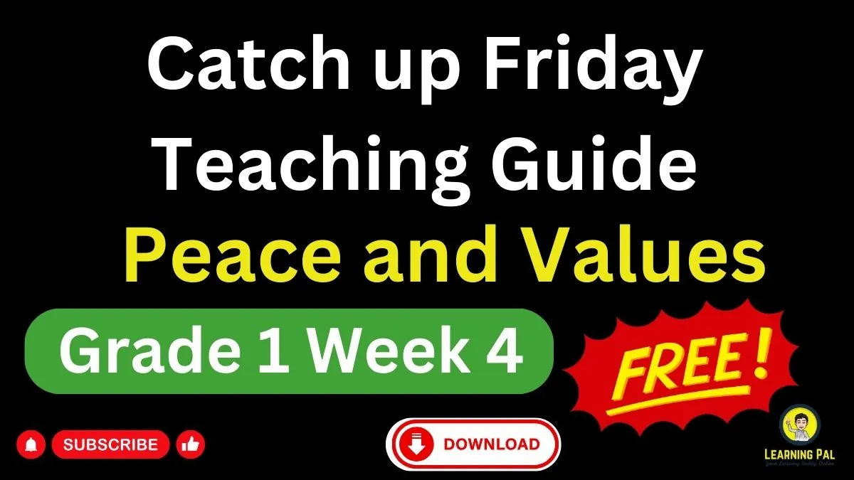Catch up Friday Teaching Guide | Download here FREE!